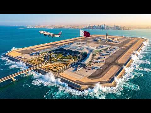 Inside the Impossible Hamad Airport - How Qatar Built a $15B Airport on the Sea (Full Process)