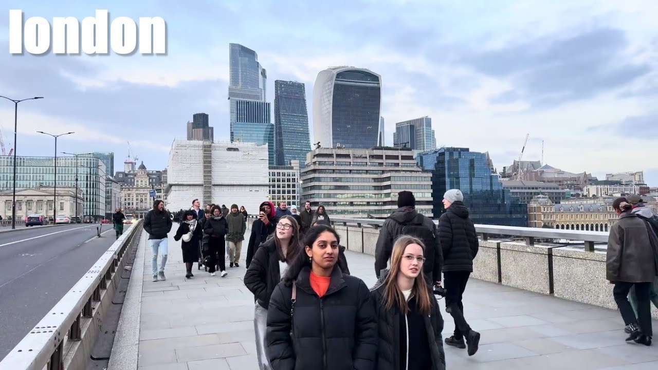 London City Tour 2025 Walking The Borough Market, Tower Bridge to Tower ...