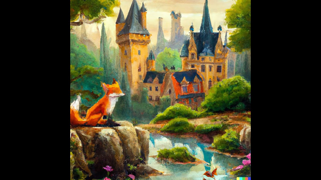 "Fox in a Castle", A story and artbook created by AI. ChatGPT x DALL-E ...