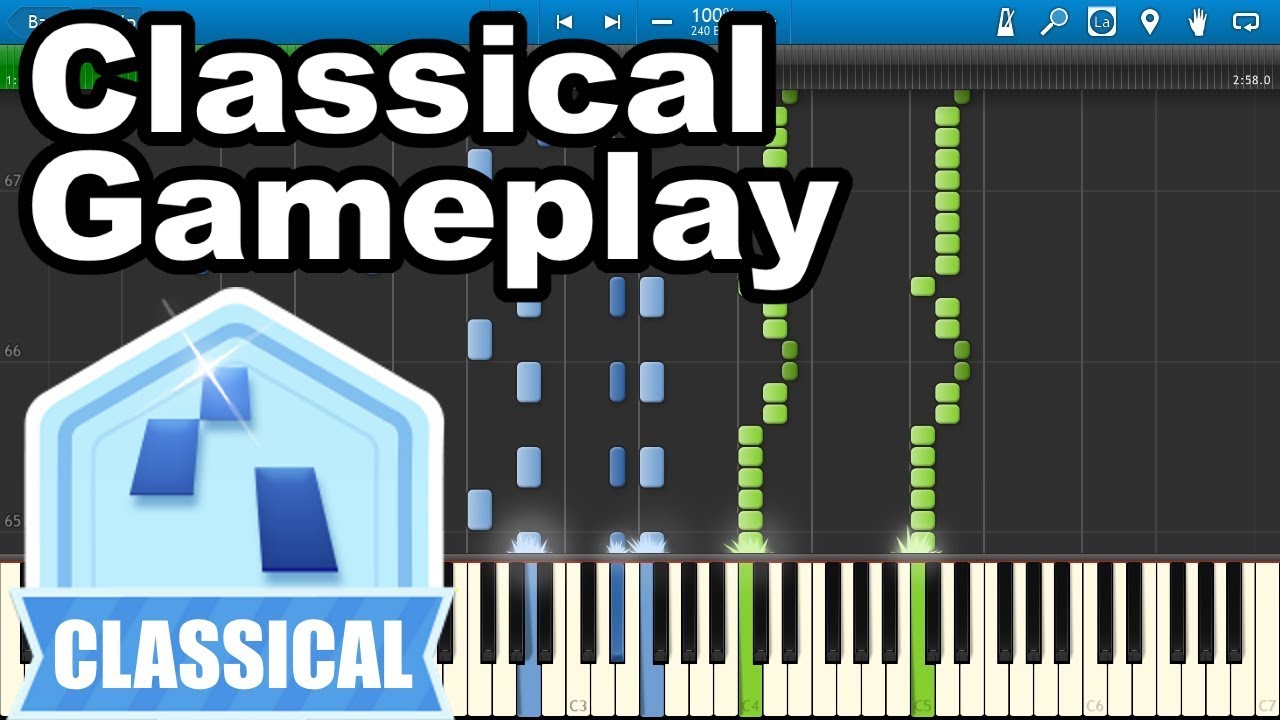 Piano Tiles 2 - Classical Gameplay Challenge (Synthesia) - YouTube