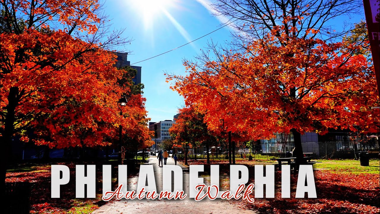[4K] Philadelphia Walking Video | Autumn Walk In Philly - YouTube