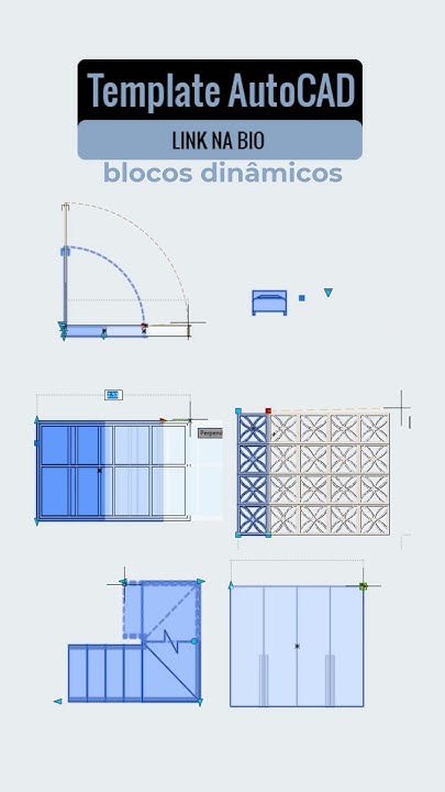BLOCOS DINÂMICOS AUTOCAD I DYNAMIC BLOCK #AUTOCADSHORTS - YouTube