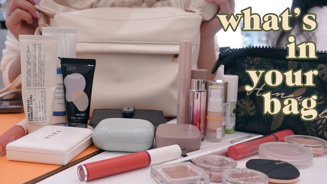 장거리 출장러의 가방 파우치 털기 왓츠인유어백 Whats In Your Bag👜 20대 여자가방추천 카드지갑 가을