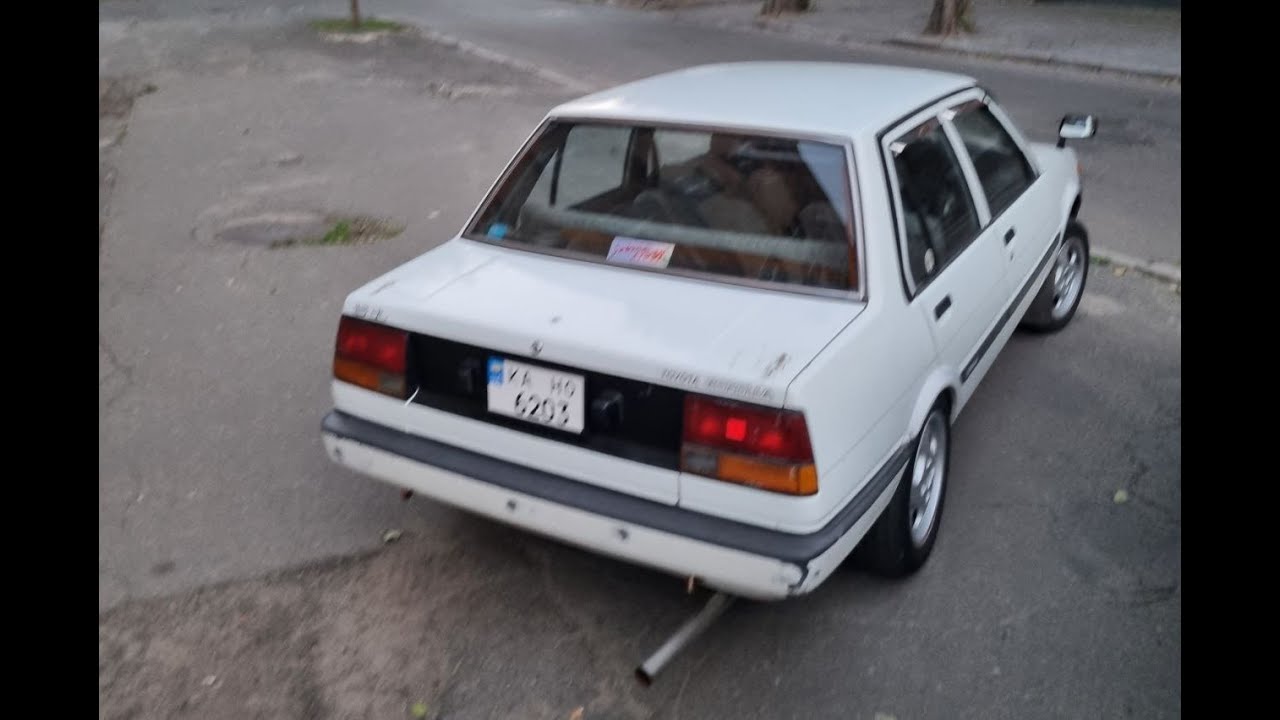 Київський автозавод. Toyota Corolla Ae 81. Вихлоп. - YouTube
