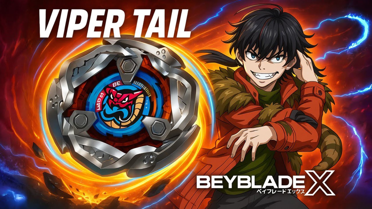 Beyblade X Viper Tail 5-80O - Spacetoon | مراجعة بي بليد اكس العنبر ...