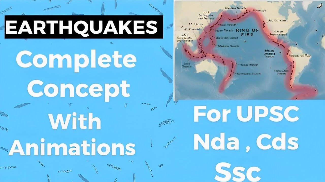 Earthquakes complete concept with animation for Upsc,Nda,Cds,Ssc. - YouTube
