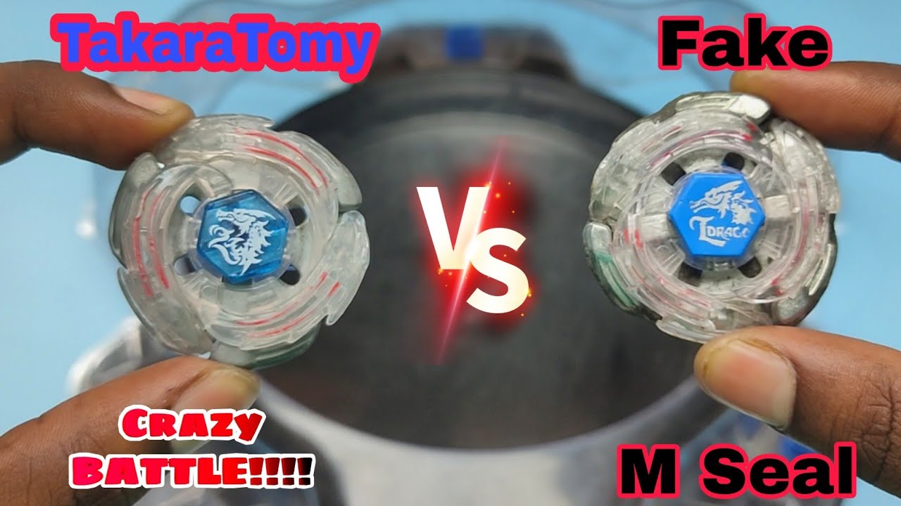 TakaraTomy L Drago vs Fake M Seal L Drago 🔥 Beyblade battle🔥 | Who is ...
