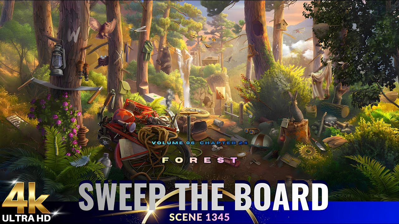 JUNE'S JOURNEY SWEEP THE BOARD SCENE 1345 | Vol 06 Ch 24 | Forest [4K ...