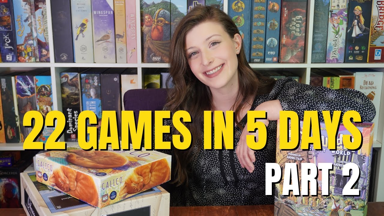22 Board Games in 5 Days: My Trip to San Antonio Pt 2 - YouTube