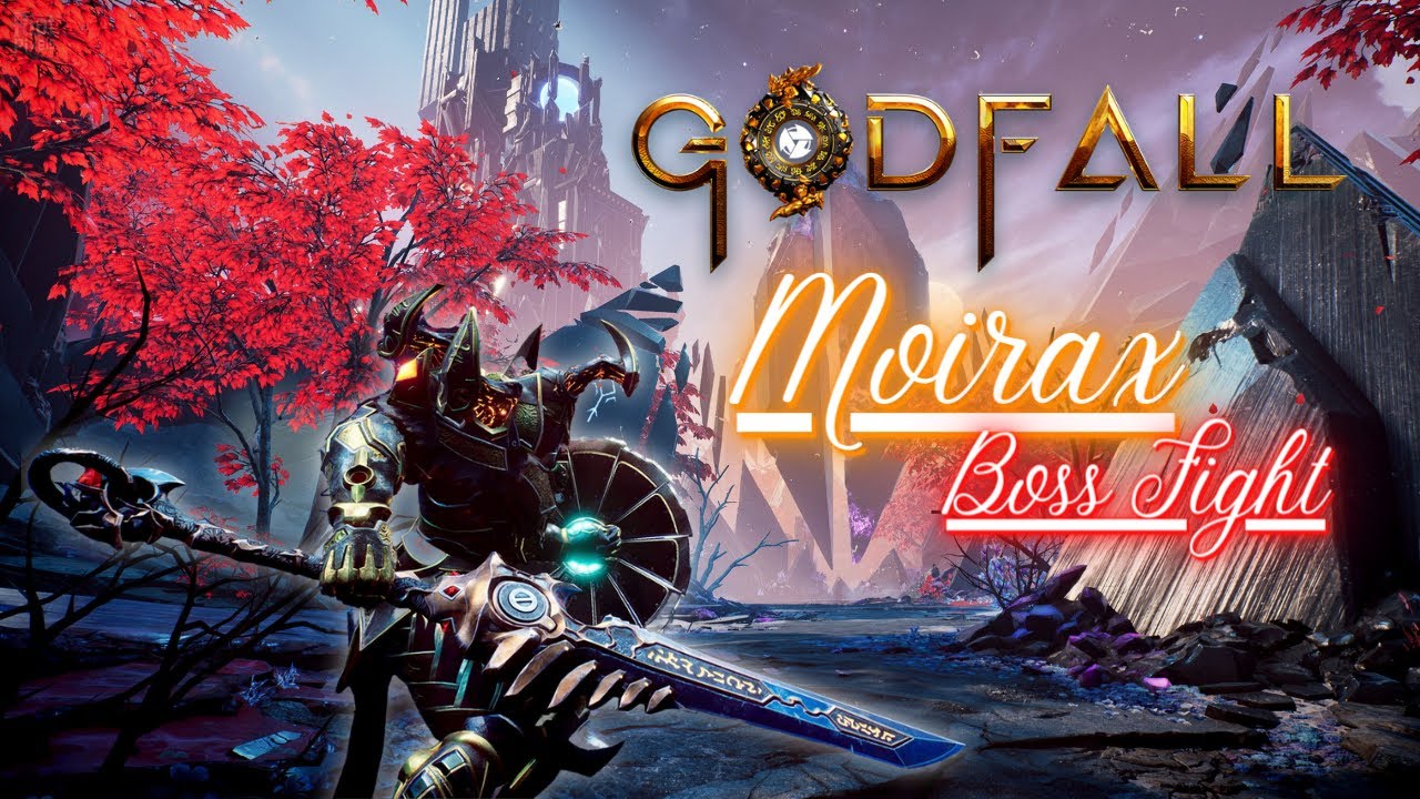 Godfall Fire & Darkness - Moirax Boss Fight Hard (Solo) PS5 - YouTube