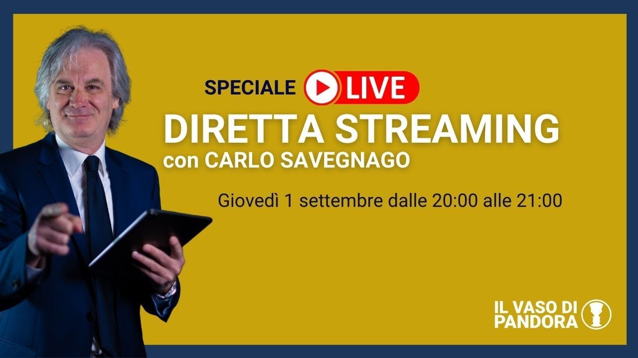 [SPECIALE] Live Streaming con Carlo Savegnago - YouTube