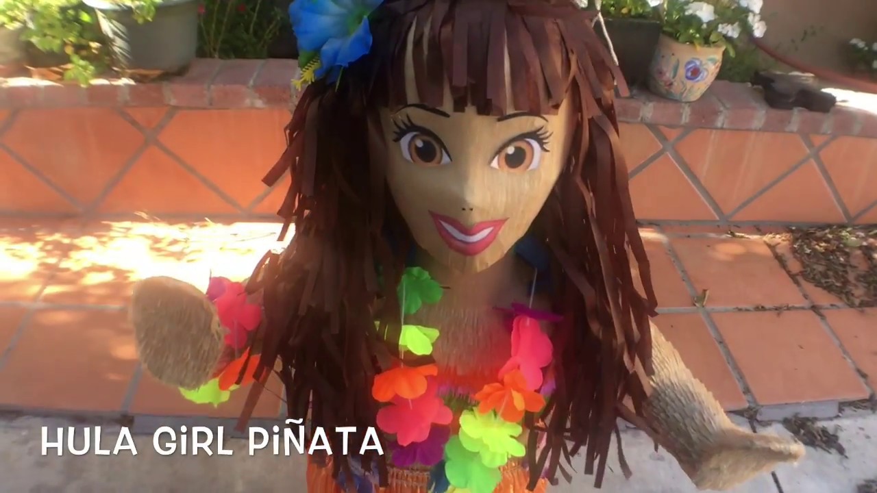 Hula Girl Piñata - YouTube