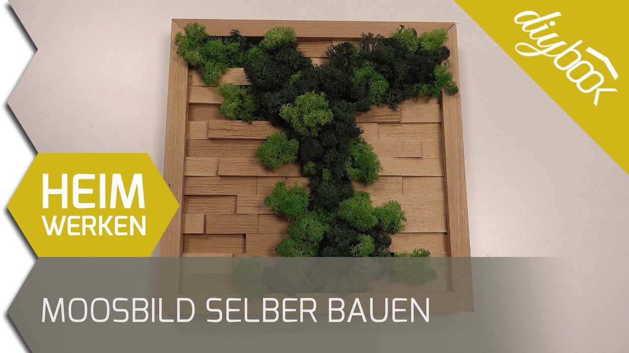 Moosbild selber machen - YouTube