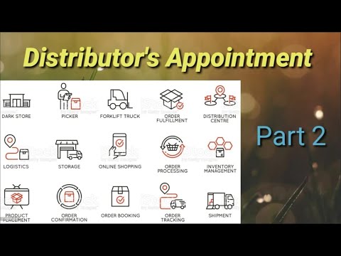 Distributor's Appointment | Distribution Planning | - YouTube