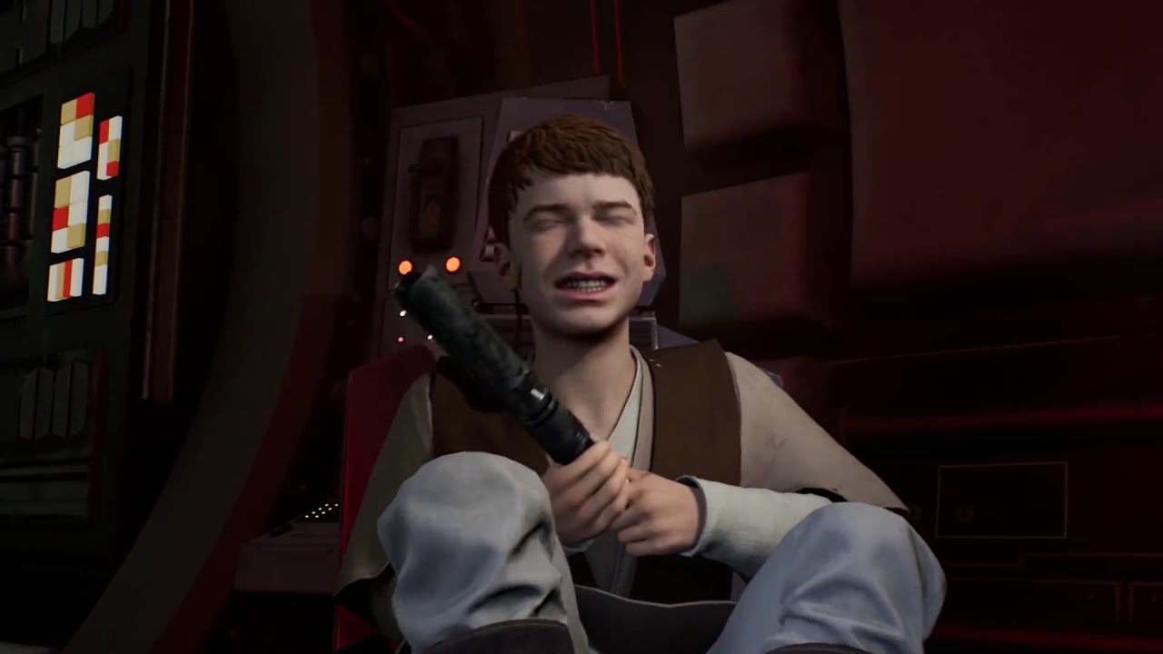 Funny Cry from Star Wars Jedi Fallen Order - YouTube