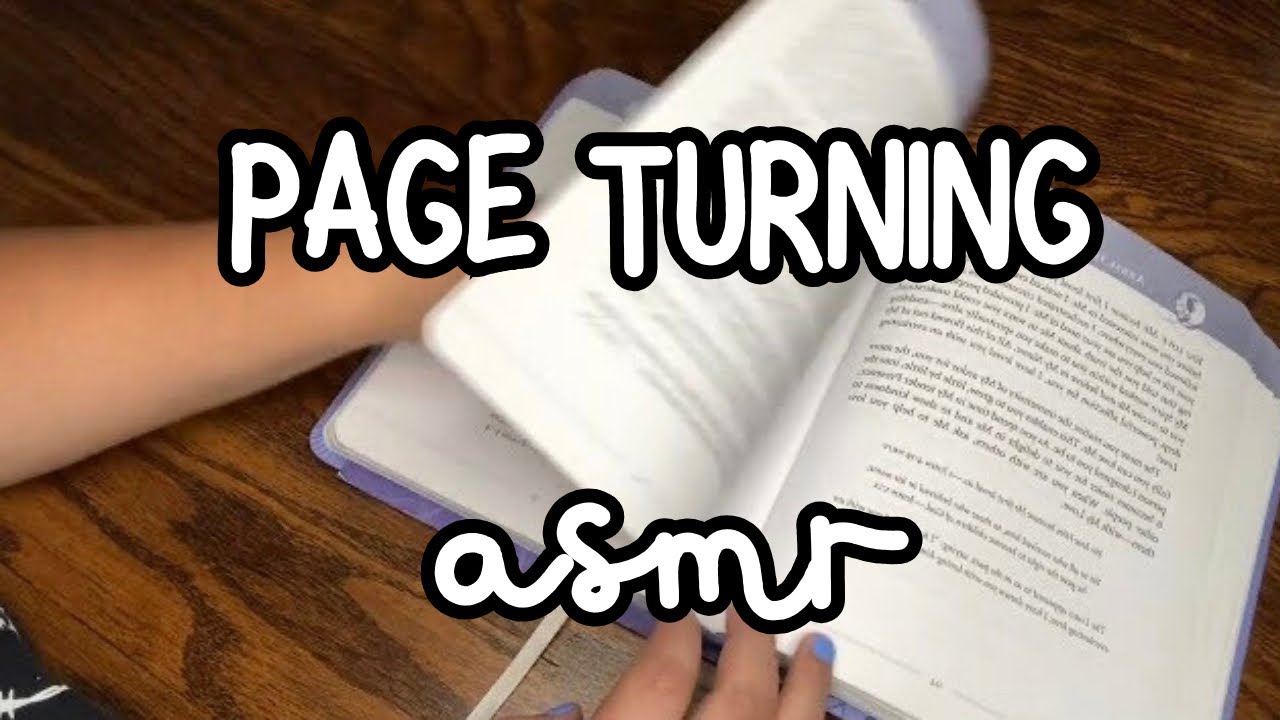 Page Turning No Talking ASMR * Very Relaxing Soothing Page Turns ...