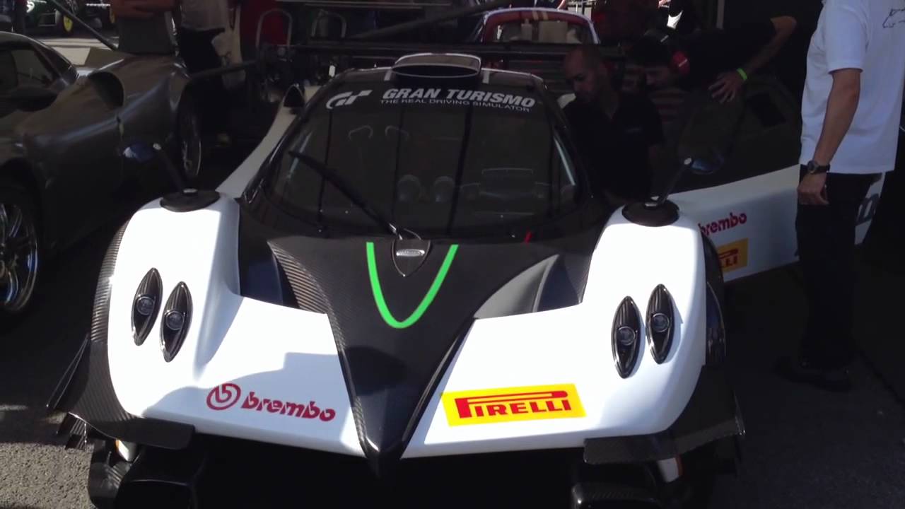 Pagani Zonda R Evolution Revs at Goodwood Festival of Speed 2012 - YouTube