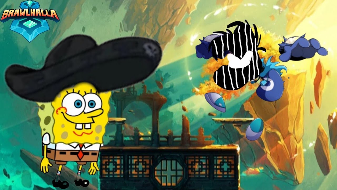 freaking spongebob in brawlhalla ( Brawlhalla funny moments ) - YouTube