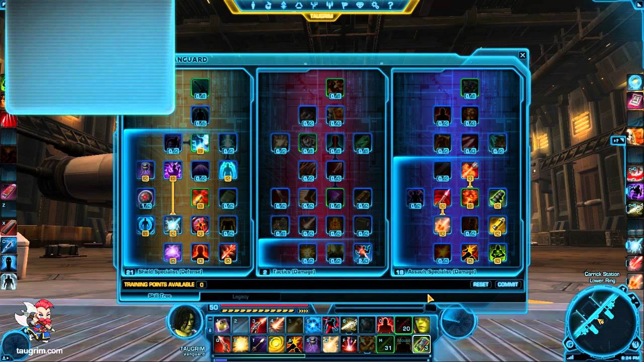 SWTOR Powertech / Vanguard 50 PVP Spec Guide - YouTube