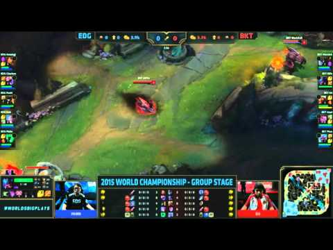 Fail Maokai Flash from BKT Warlock on EDG Pawn | LoL Worlds 2015 Group Stage - YouTube
