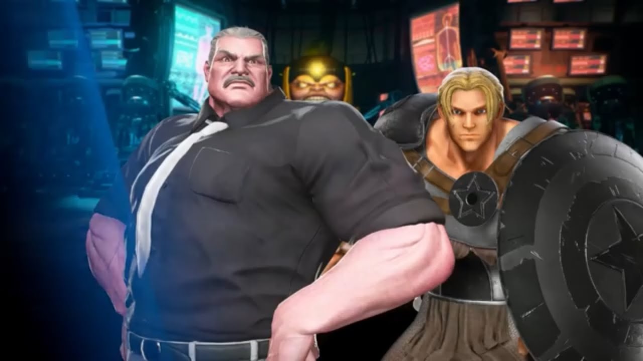 Marvel vs Capcom Infinite: Haggar and Captain America arcade ...