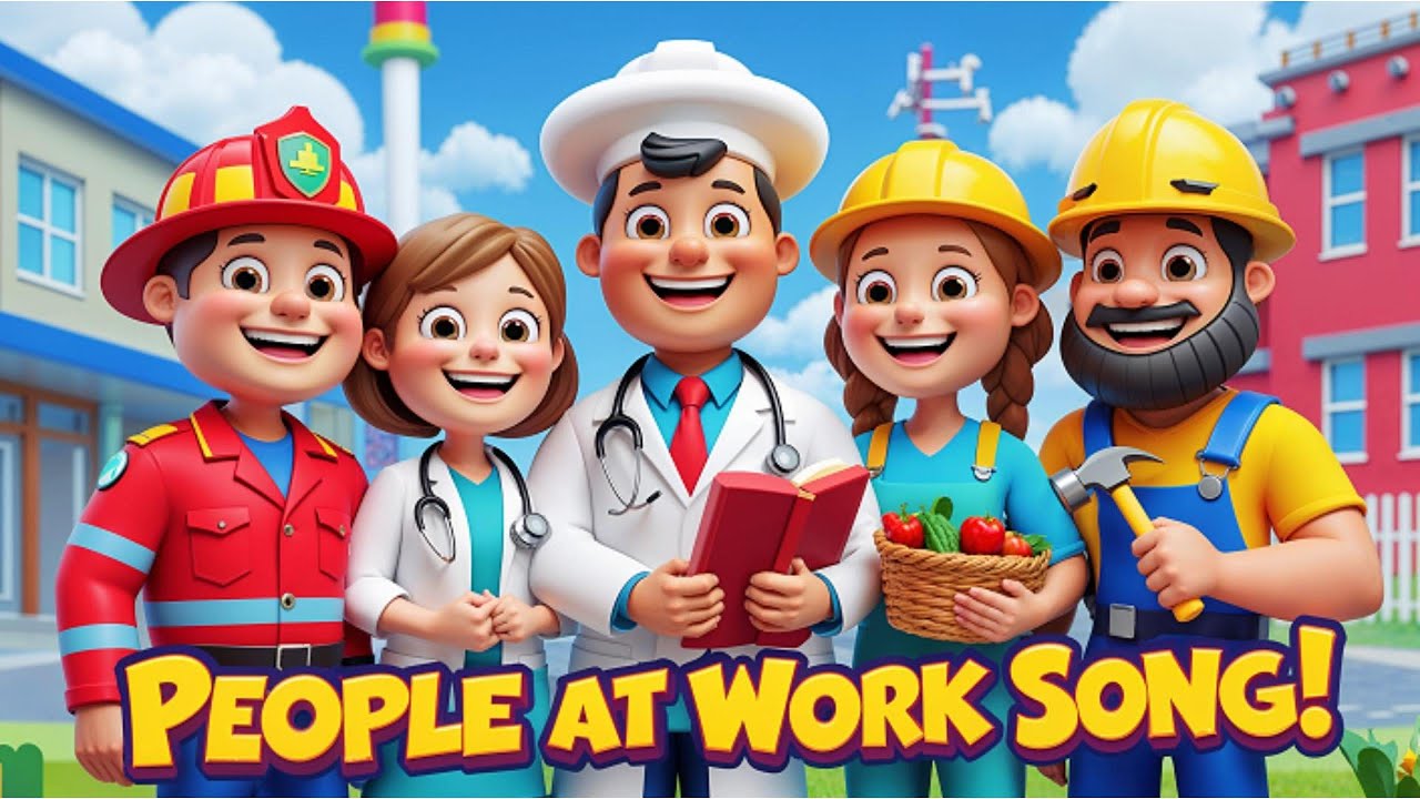 People at Work Song | Fun Jobs & Occupations for Kids! | Lulumoo ...
