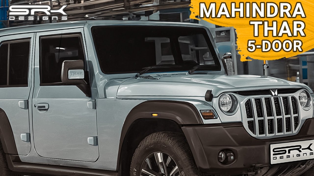 2024 Mahindra Thar Roxx 5-door - Digital Art | SRK Designs - YouTube