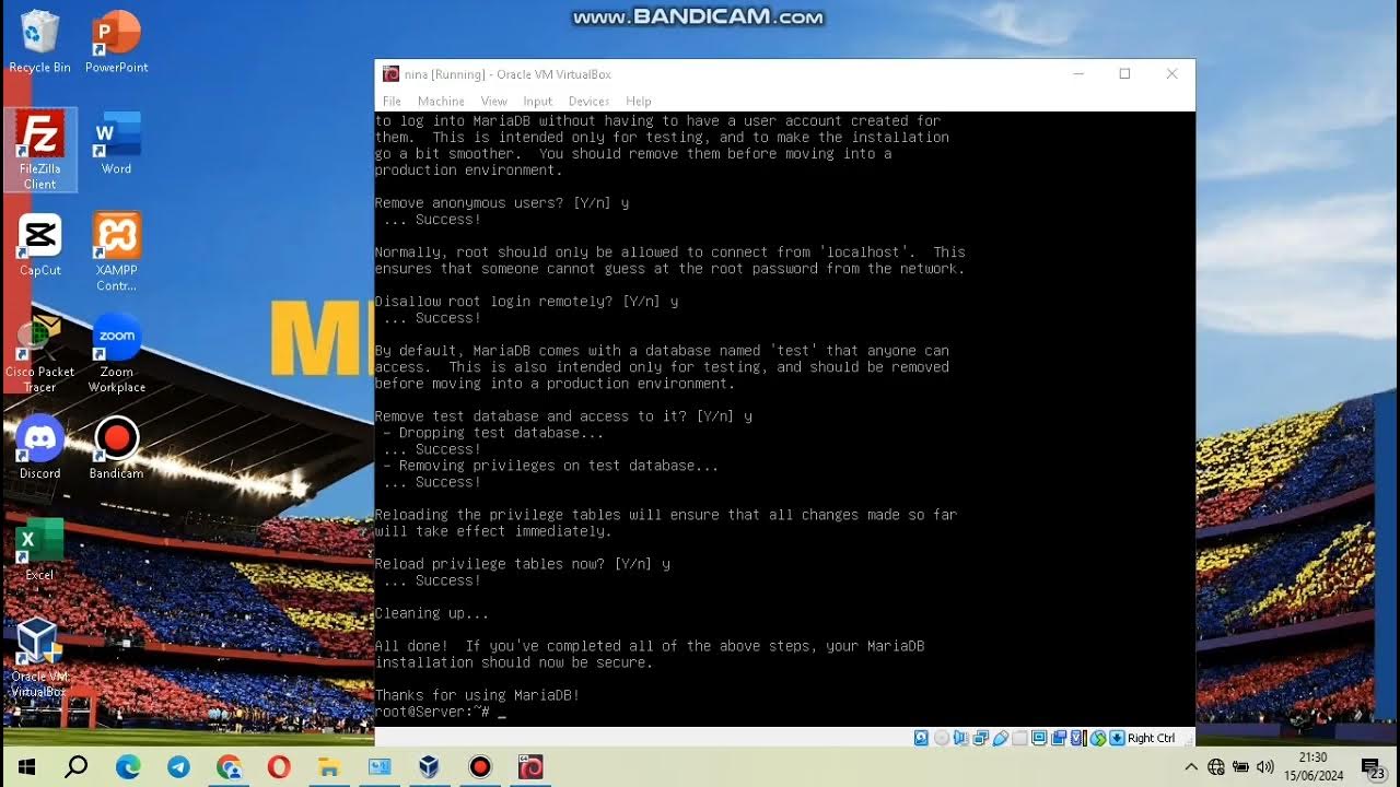 database server, web server dan dns - YouTube