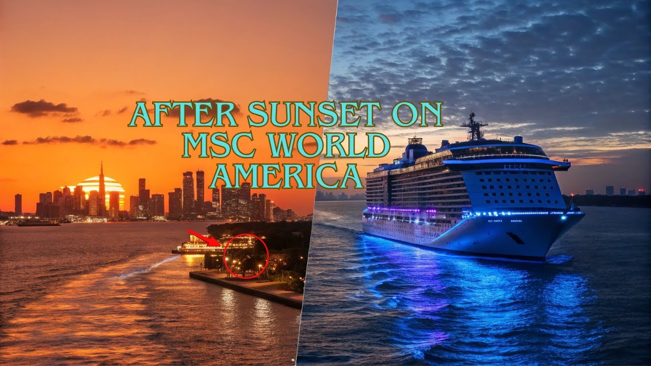 Nightlife at Sea – What Happens After Sunset on MSC World America - YouTube
