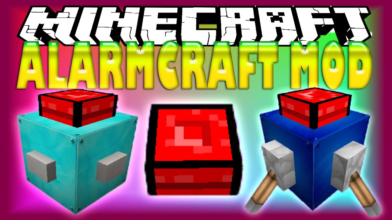 ALARMCRAFT MOD - ALARMAS Y BOMBAS! - Minecraft Mod 1.7.10 - YouTube