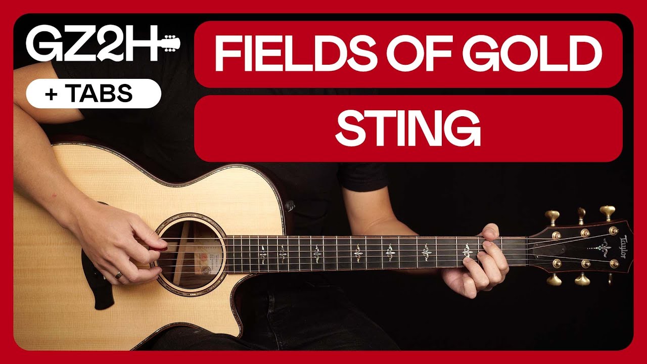 Fields Of Gold Guitar Tutorial Sting Guitar Chords |Strumming ...