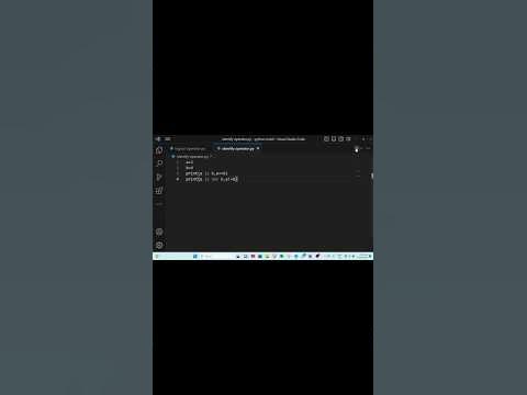 identify operator in python | identify operator| python3 #operators #short #shorts #viral - YouTube