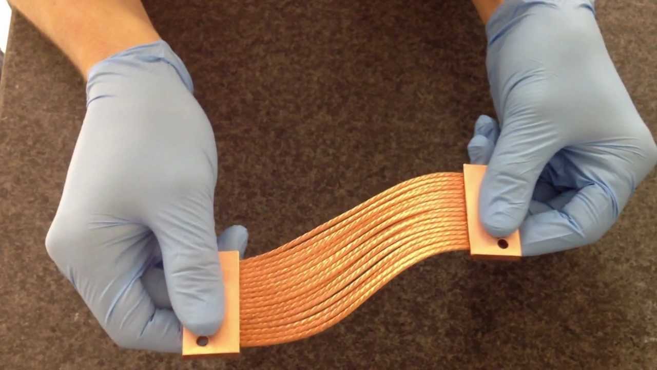 Copper Thermal Link/Strap Flexibility Demonstration - YouTube