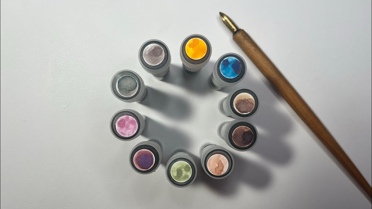 Ink Swatch - Ink Samples from a Viewer - YouTube