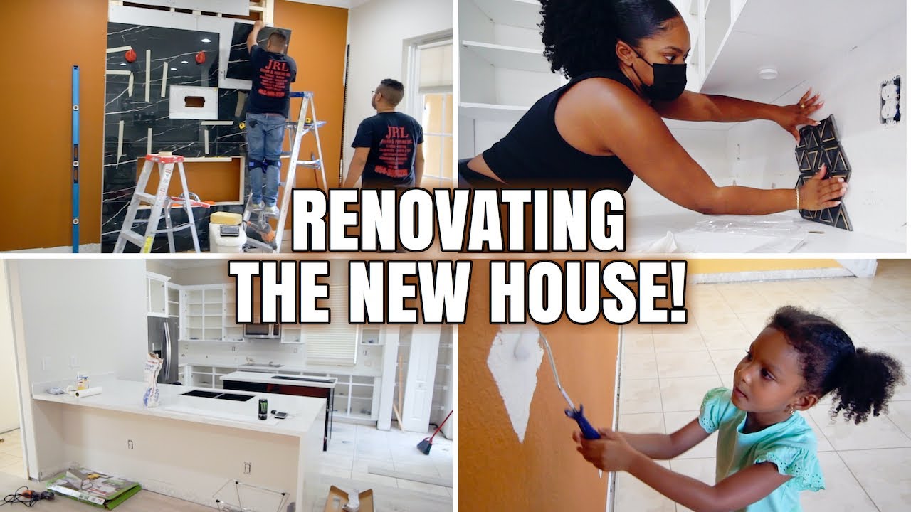 Finally Renovating The New House!! | Bre's House - YouTube