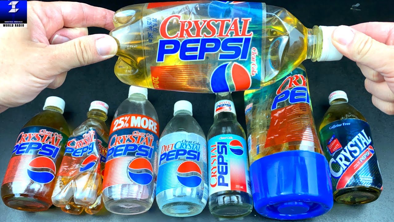 Crystal Pepsi 1992-1994 Bottle Collection and Rare 20 Oz Plastic Bottle ...