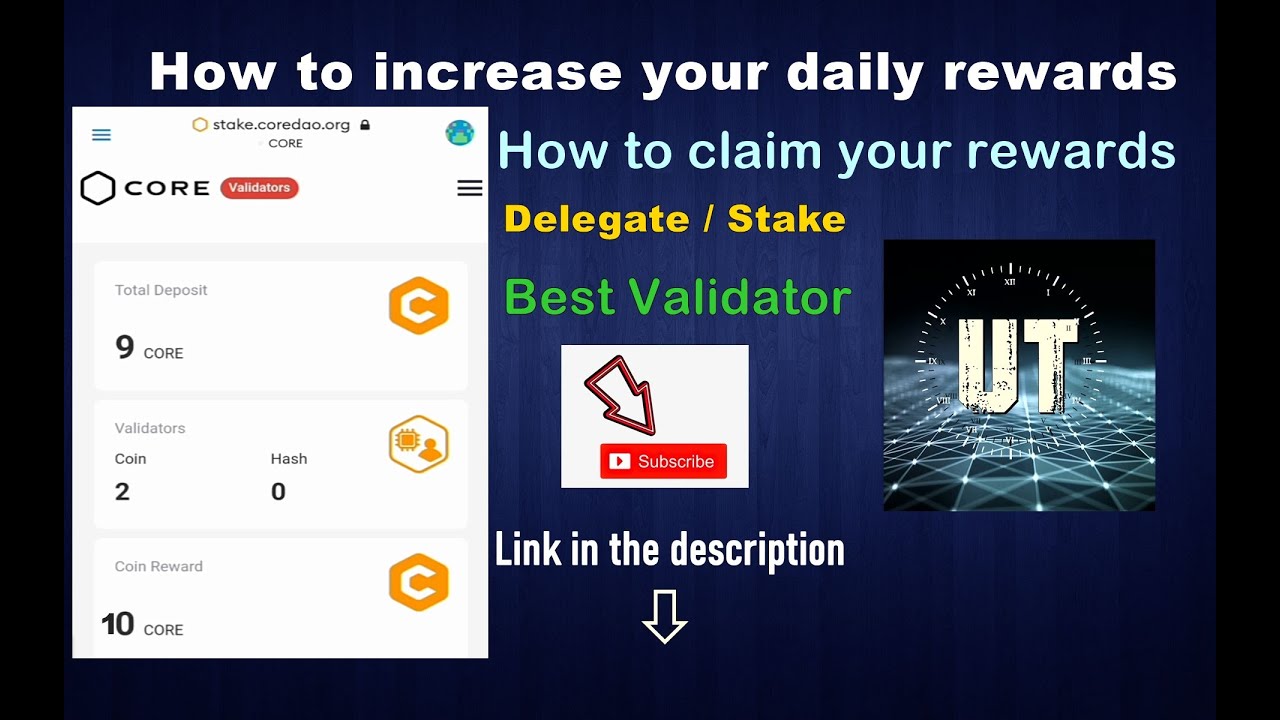 CORE Staking | How to Claim and Double your rewards in 7 Days - YouTube