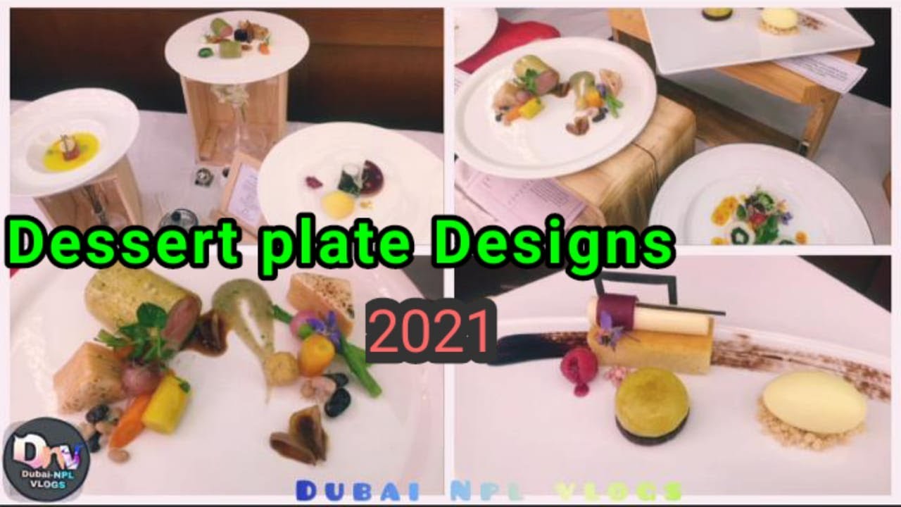 Fine Dining Dessert plating ideas//Beautiful Aspic Dessert plating ...