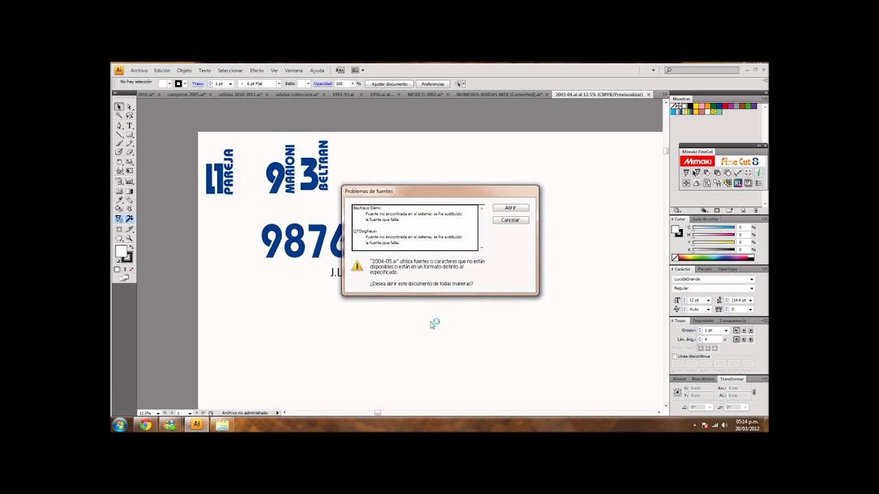 Numeros vectorizados para corte, estampado de camisetas - YouTube
