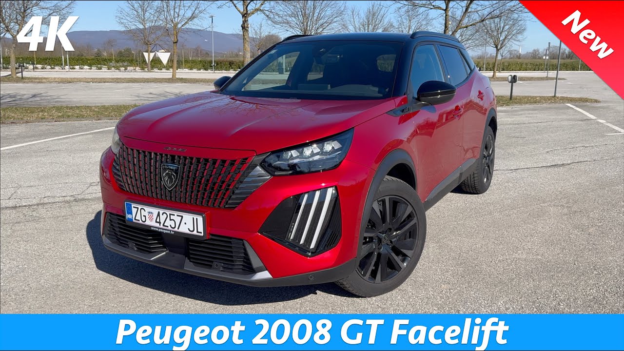 New Peugeot 2008 GT 2024 FIRST look 4K | Facelift (Exterior - Interior ...