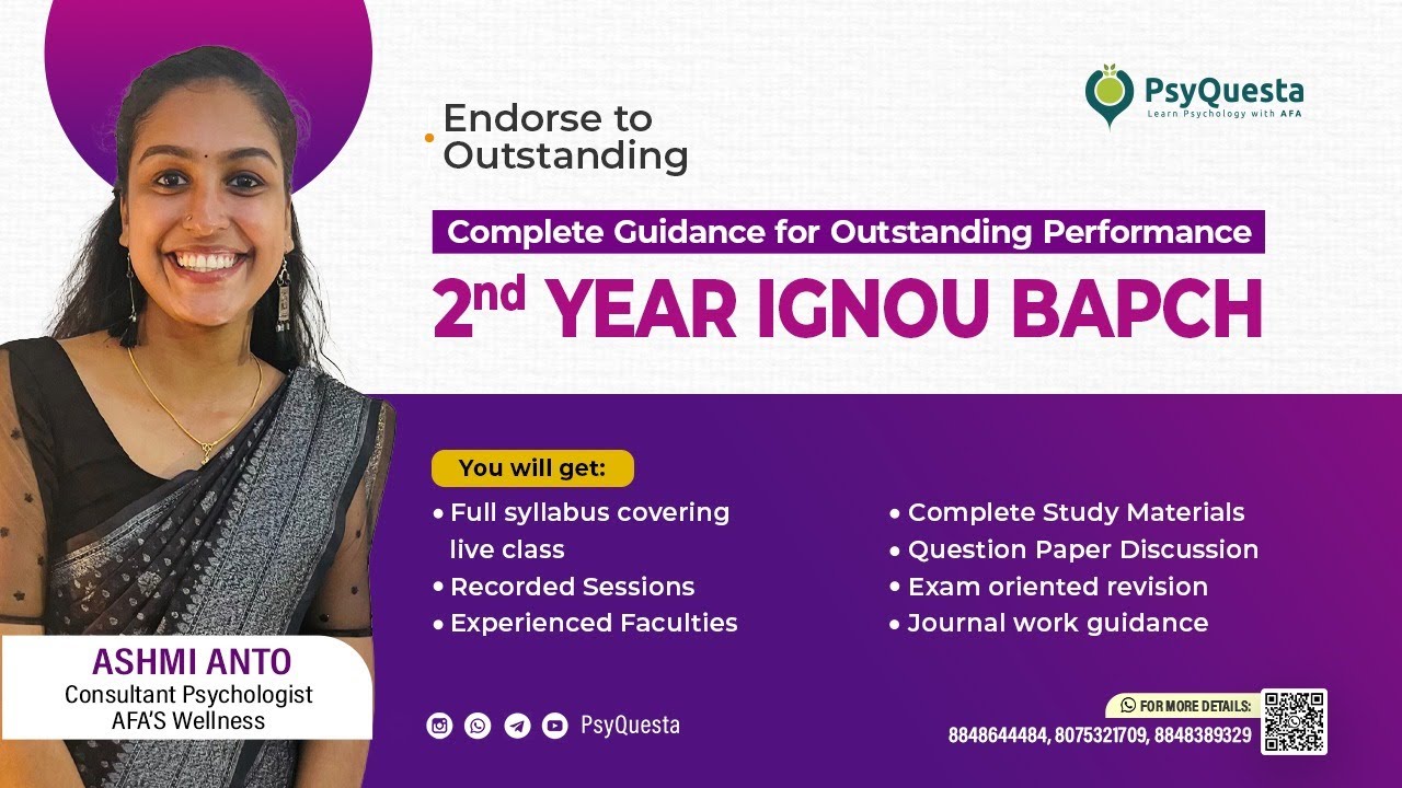 IGNOU BA 2nd year | BAPCH | BA Psychology | BPCC 110 Applied Social ...