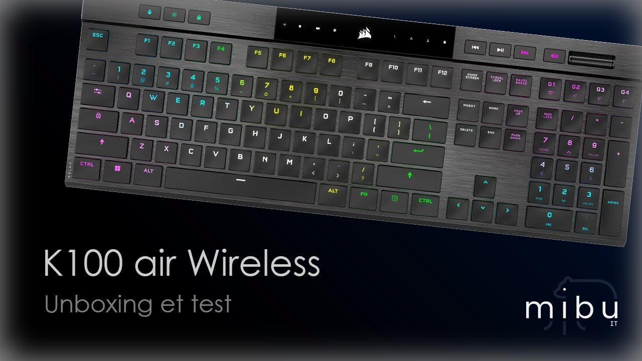 K100 Air - Unboxing et test - YouTube