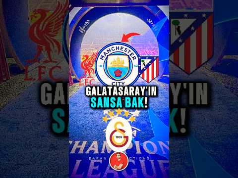 🏆 Galatasaray Şampiyonlar Ligi Şansına Bak! #galatasaray #sampiyonlarligi