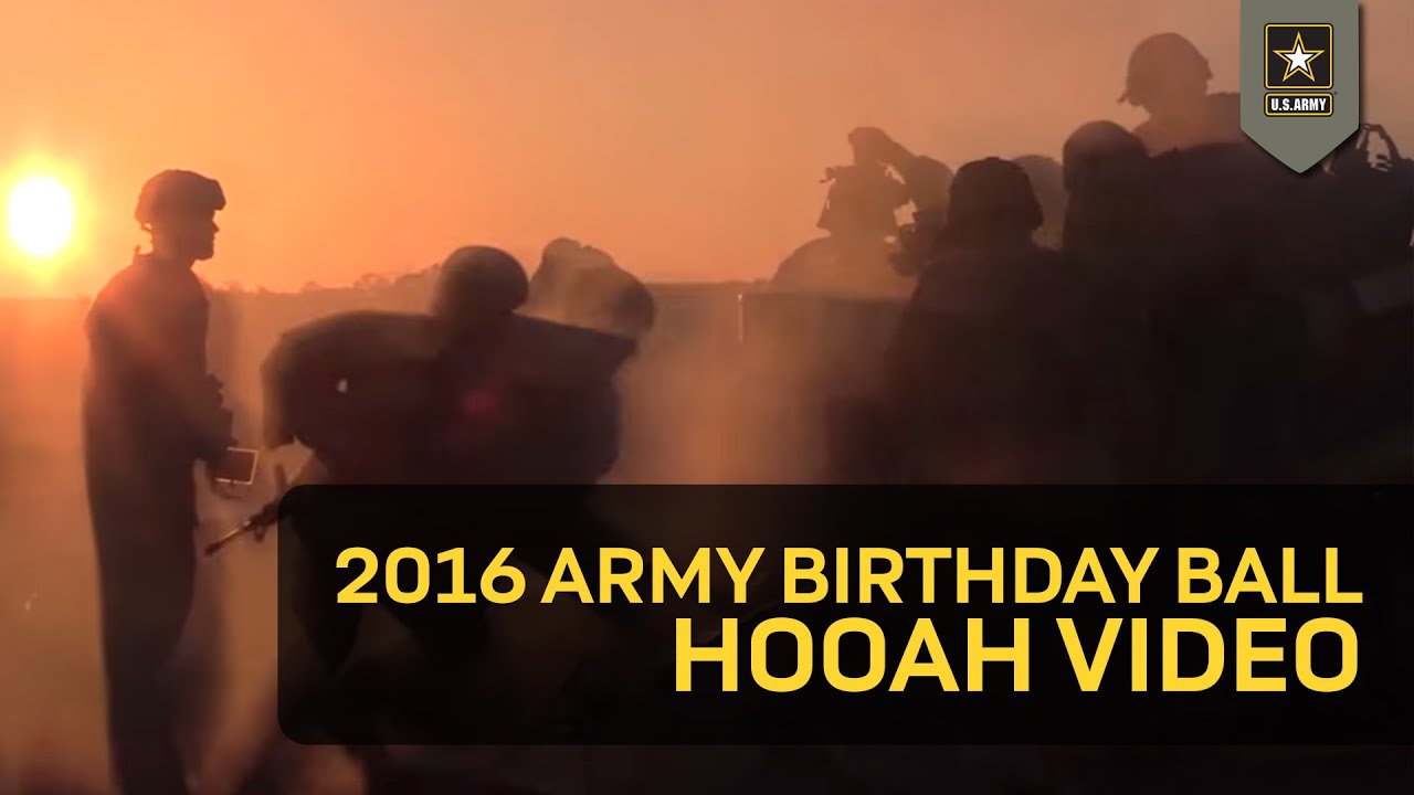 2016 Army Birthday Ball Hooah Video - YouTube