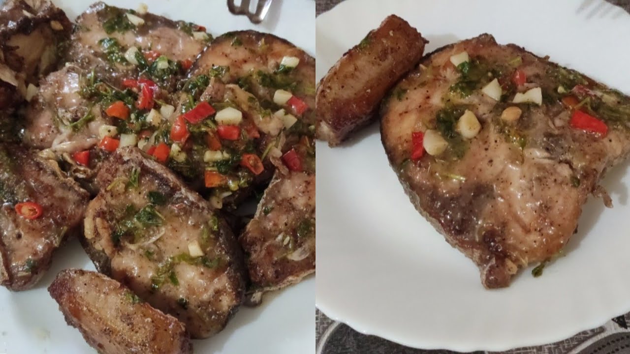 Fish Fry In Butter Garlic Flavour || Today's Recipe with Aliya - YouTube