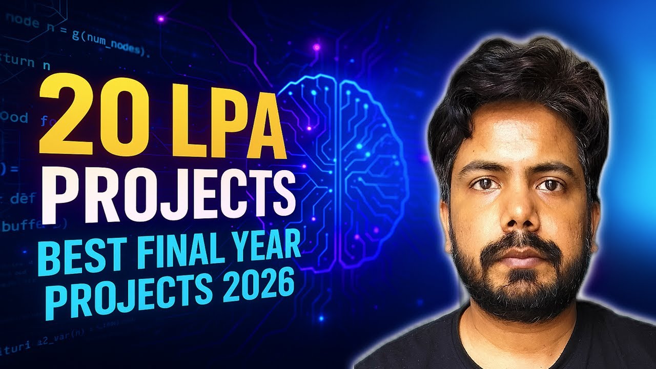 Best Final Year Projects to Get Hired Instantly in 2026 | Projects for ...