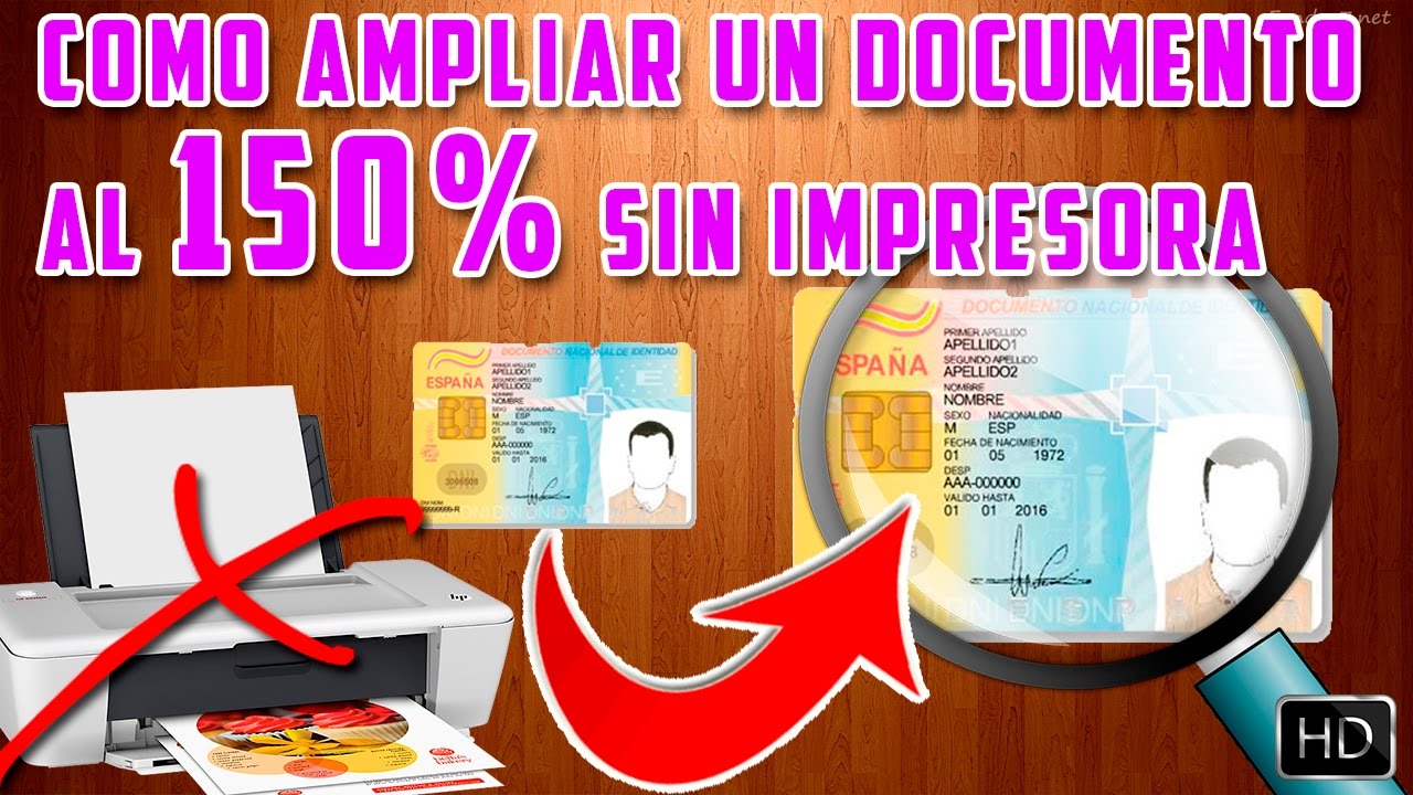 Como Ampliar Cualquier Documento al 150% Sin Impresora | Sin Programas & Fácil | 2024 - YouTube