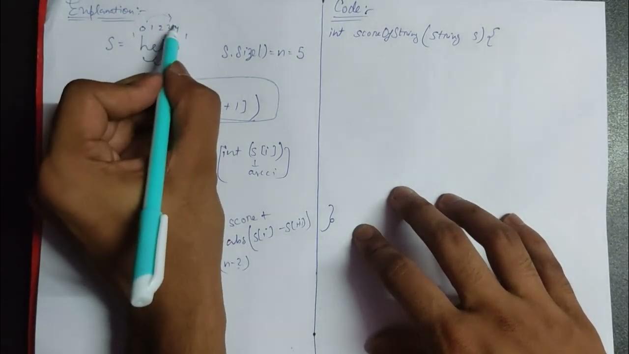 3110. Score of a String | Simplest Explanation | C++ | Leetcode daily challange - YouTube