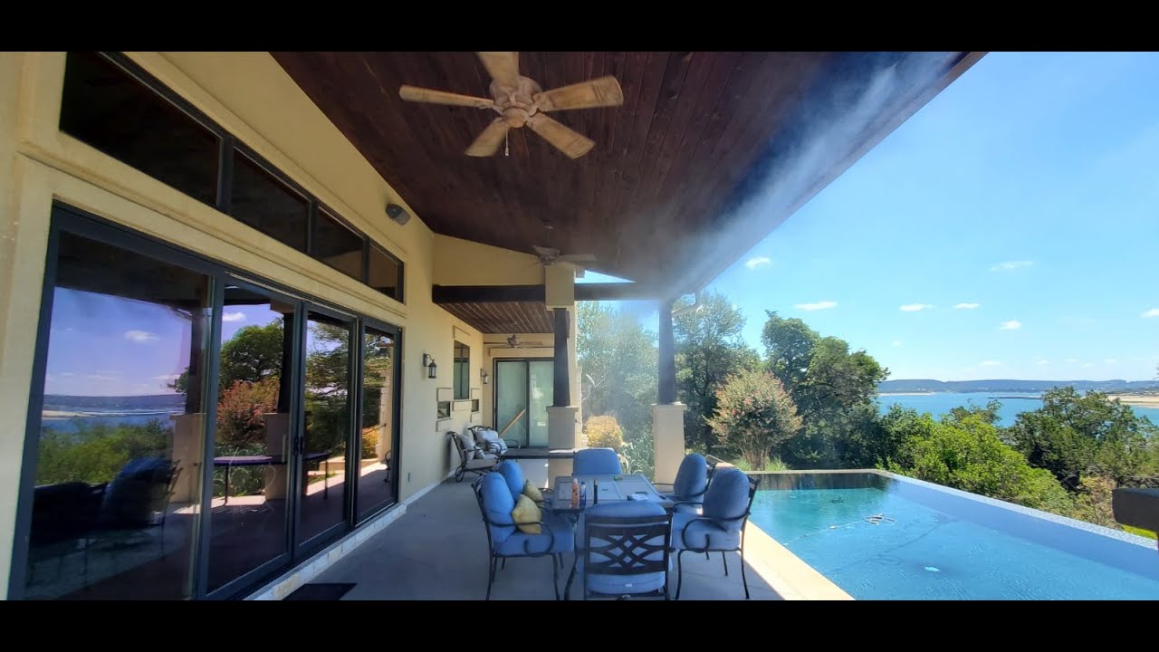 High Pressure Mist Line DIY Misting System! Take a look at this view ...