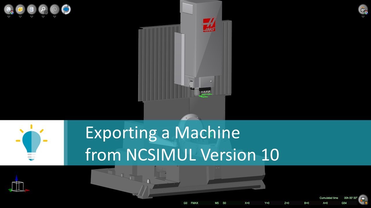 Export a Machine from NCSIMUL | Tutorial - YouTube